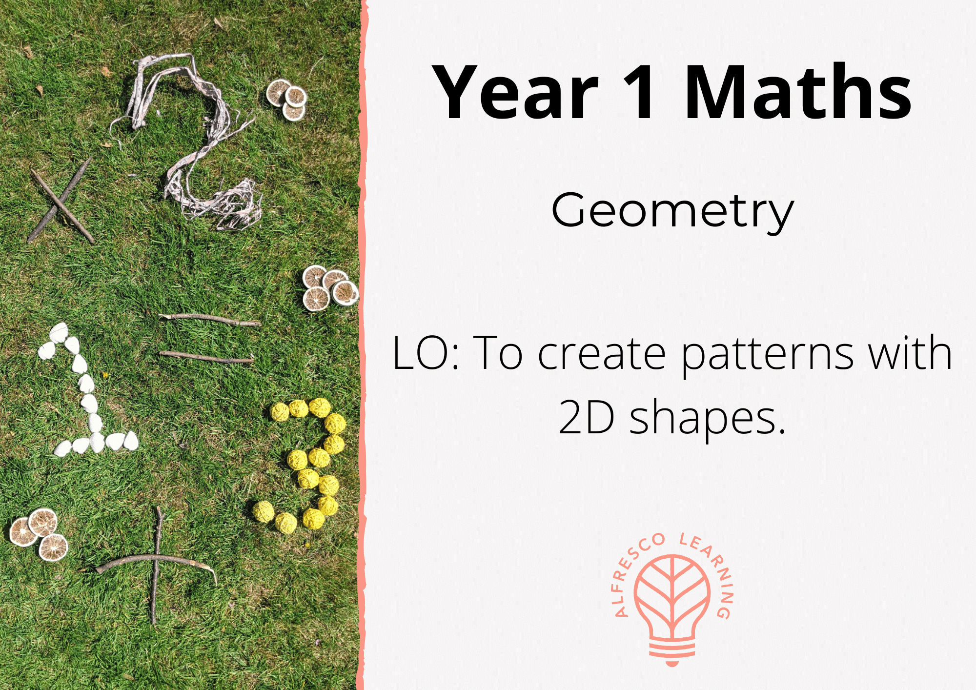 Taking Year 1 - Geometry Outdoors