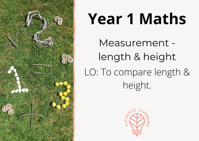 Taking Year 1 - Length & Height Outdoors