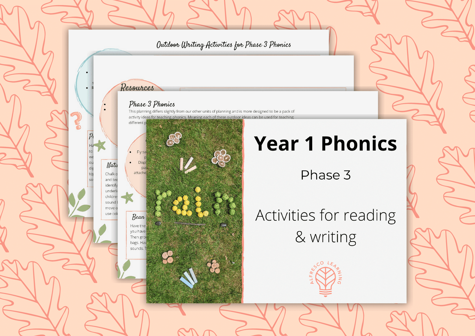 Taking Year 1 - Phase 3 Phonics Outdoors