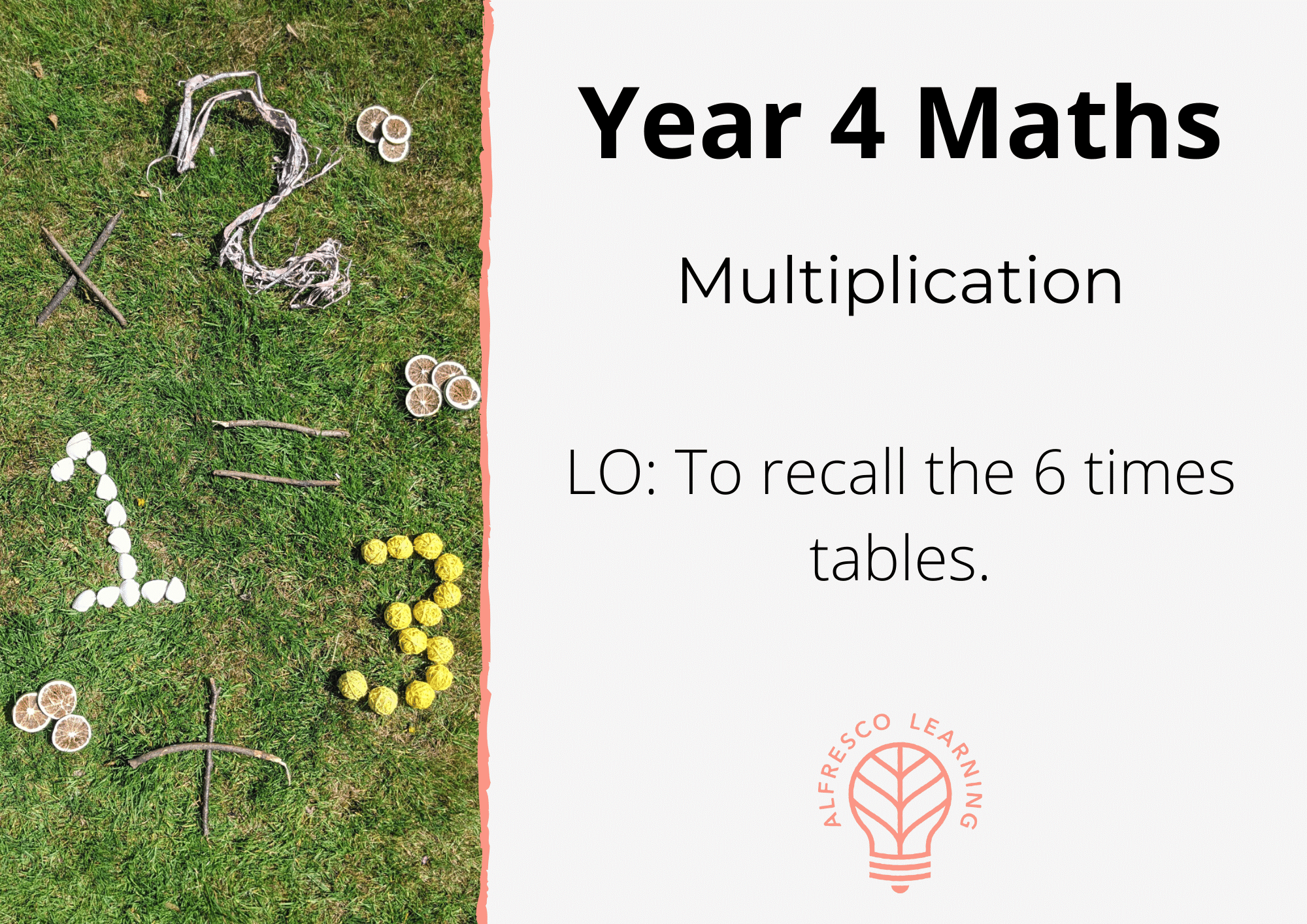 Taking Year 4 - Multiplication Outdoors