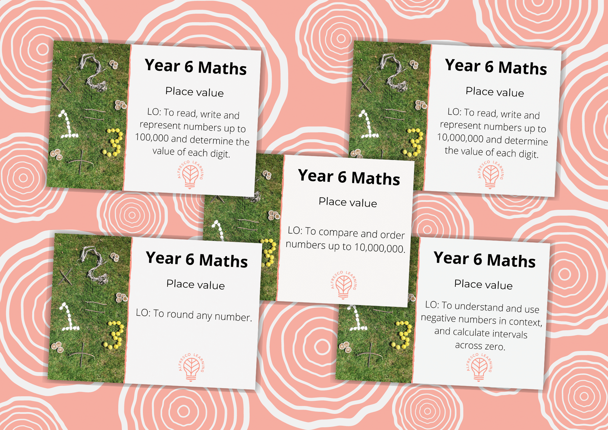 Taking Year 6 - Place Value Outdoors