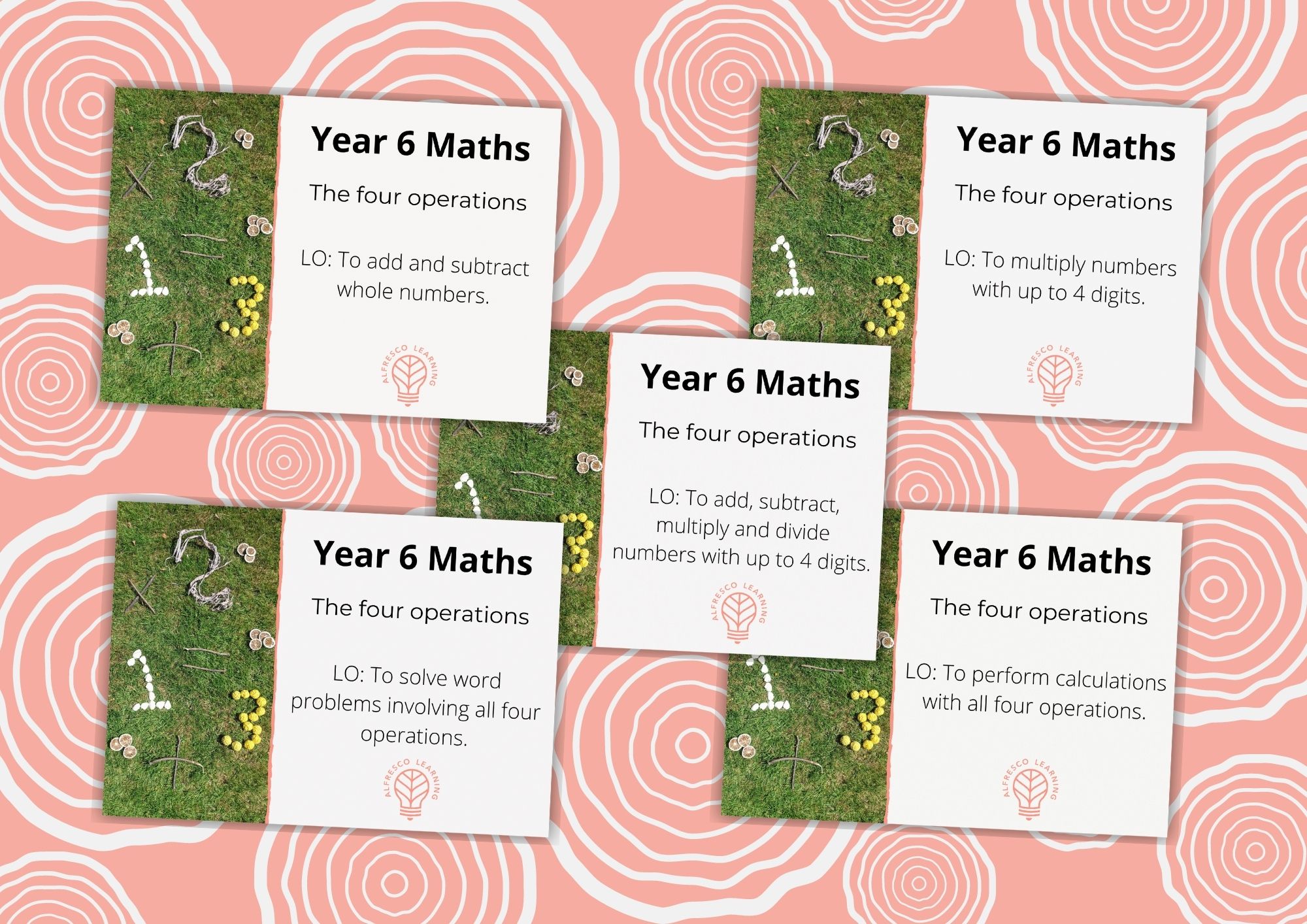 Taking Year 6 - Four operations Outdoors