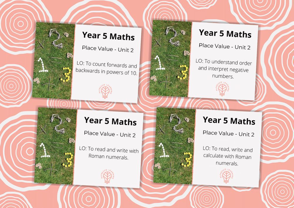 Taking Year 5 - Place Value - Unit 2 Outdoors