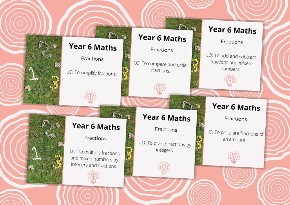 Taking Year 6 - Fractions Outdoors