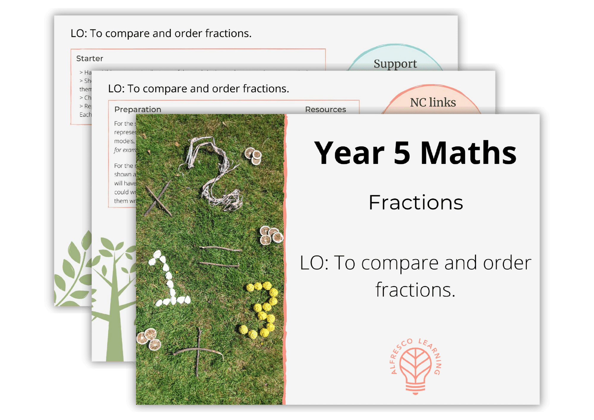 Taking Year 5 - Fractions Outdoors