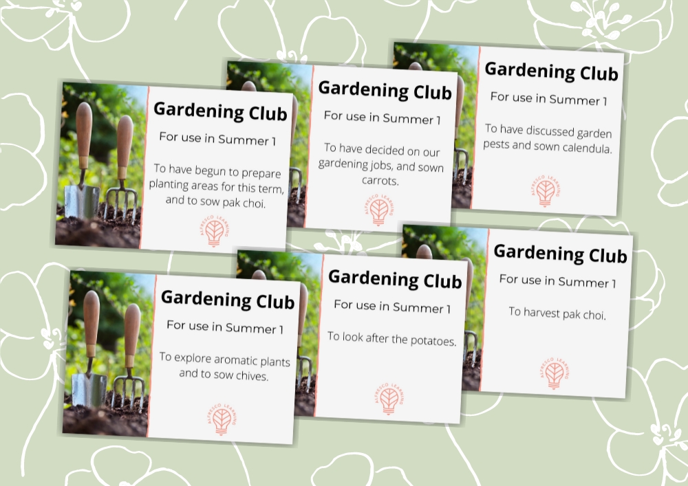 Taking Gardening Club - Summer 1 Outdoors