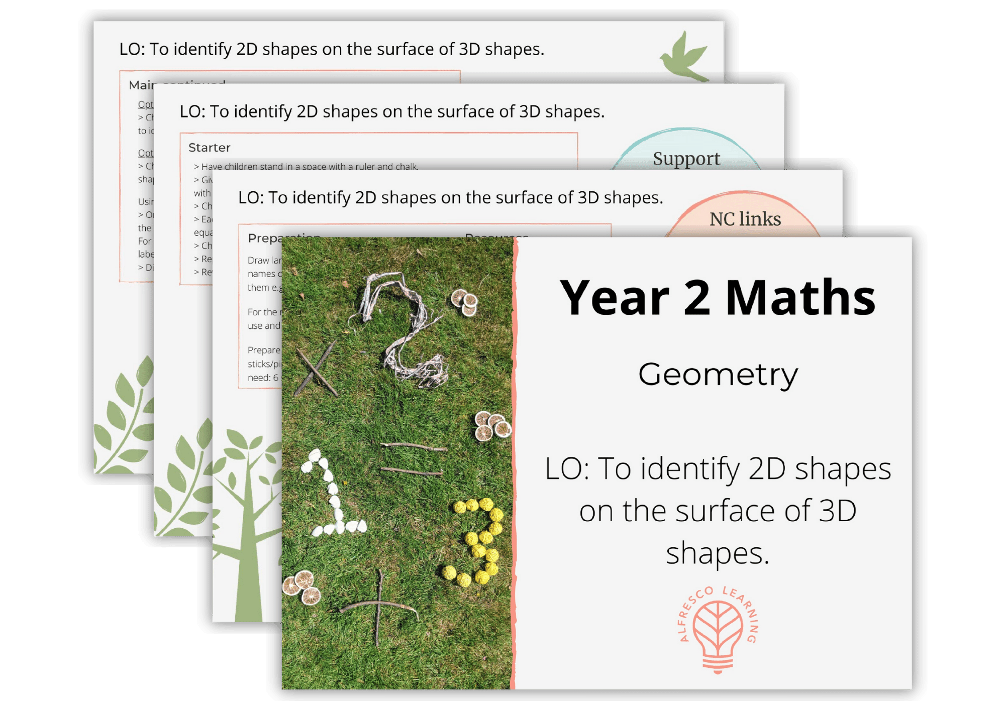 Taking Year 2 - Geometry Outdoors