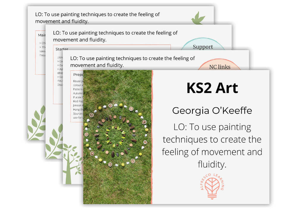 Taking KS2 - Georgia O'Keeffe Outdoors
