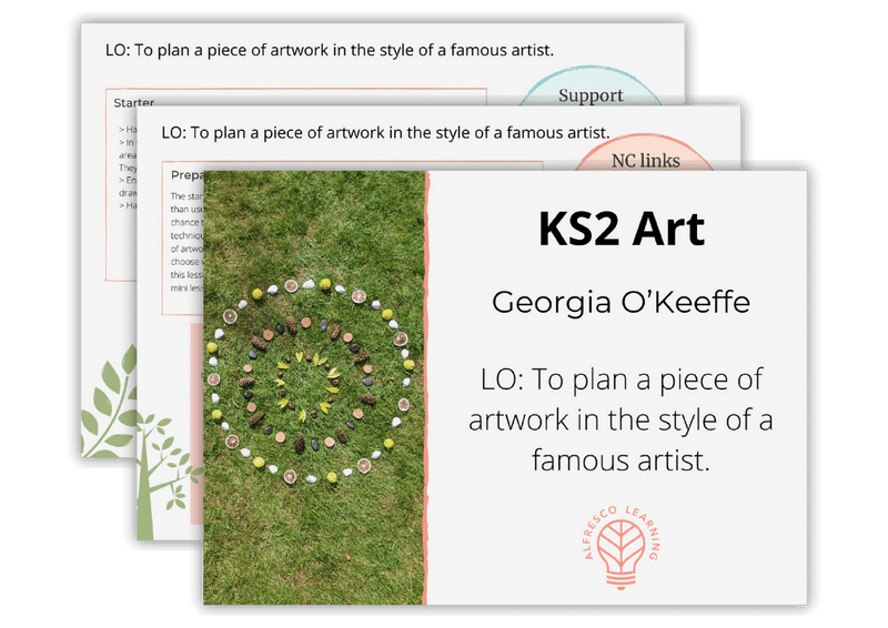 Taking KS2 - Georgia O'Keeffe Outdoors