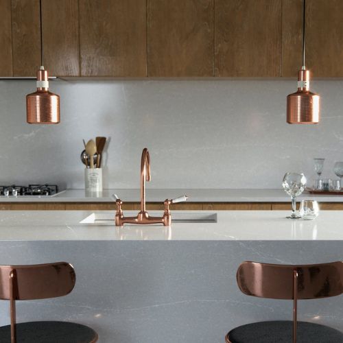 MSI Surfaces - Calacatta Delios Quartz - Surprise Granite