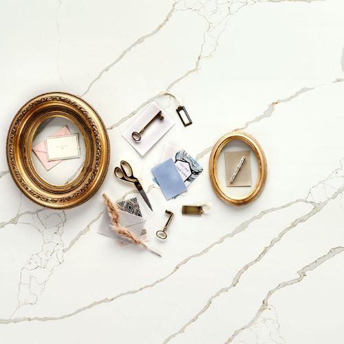 MSI Surfaces - Calacatta Bali Quartz - Surprise Granite