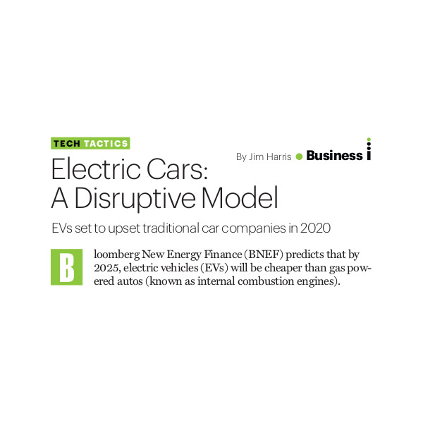 Electric Cars: A Disruptive Model
