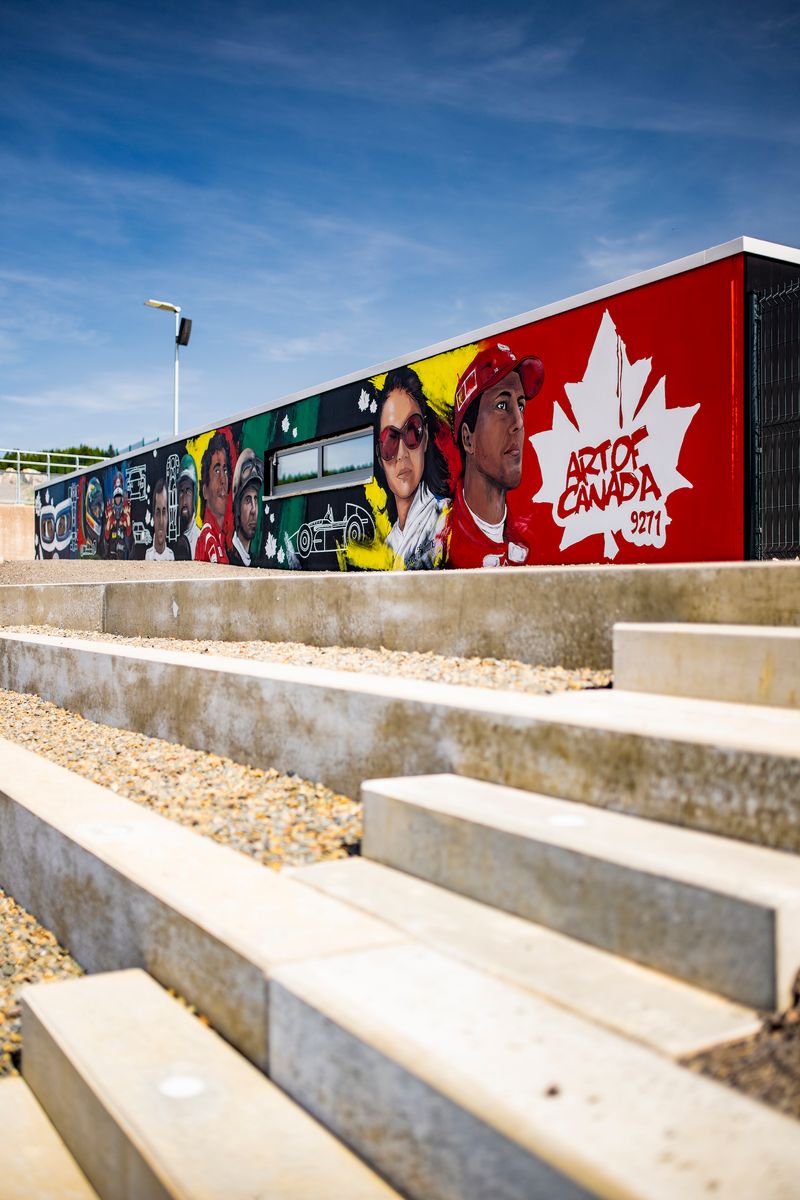 A mural on the legendary Spa-Francorchamps racetrack | Blog