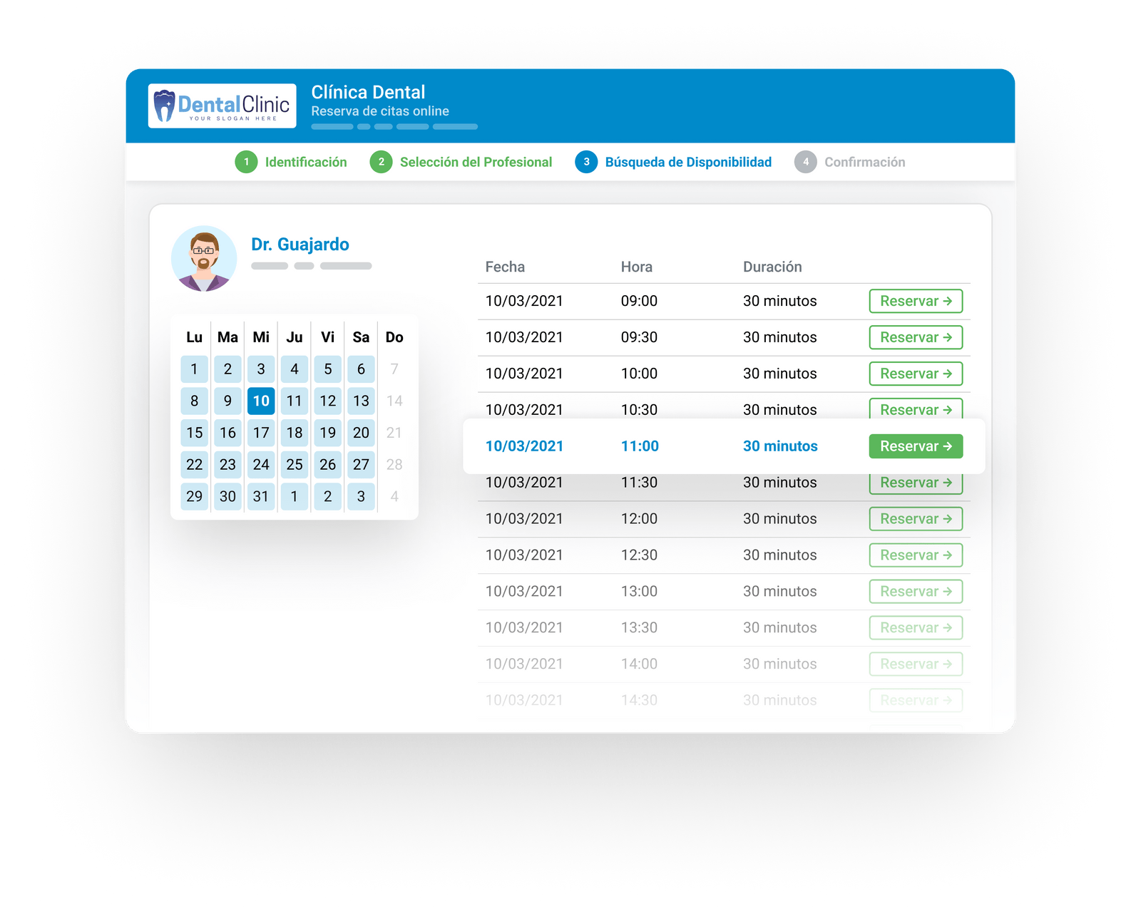 Agendamiento Online - Funcionalidad del Software Dentalink