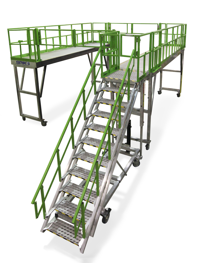 Work Platforms for Electric Bus Manufacturing