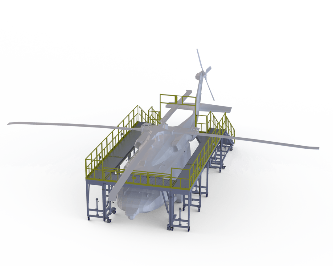 UH-60 Black Hawk Fuselage Maintenance Platform
