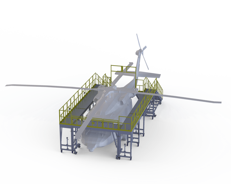 UH-60 Black Hawk Fuselage Maintenance Platform