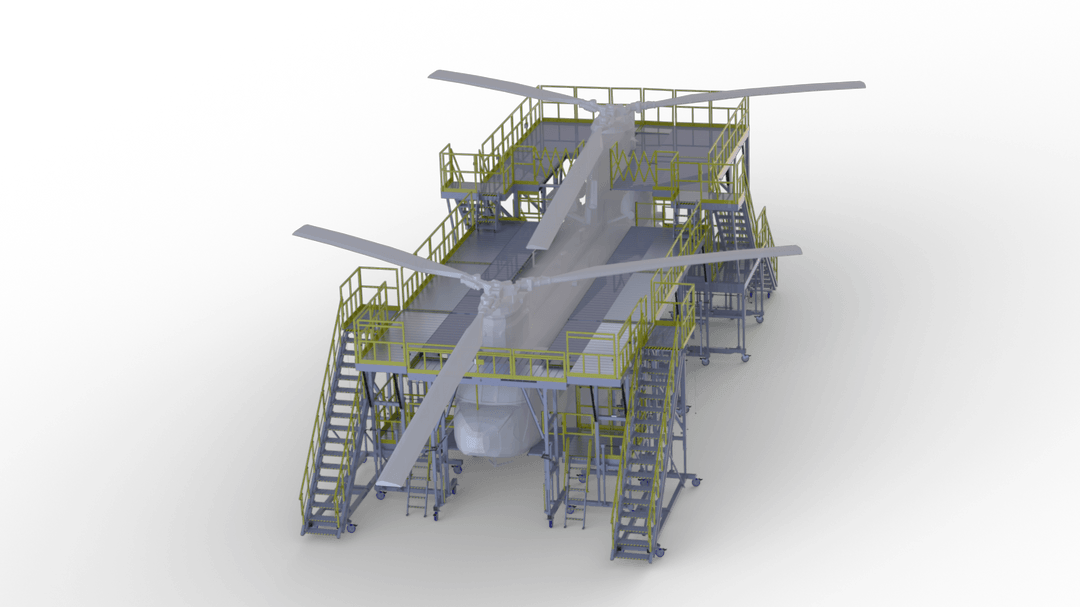 CH-47 Chinook Phase Maintenance Platform