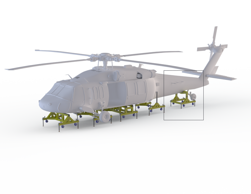 UH-60 Black Hawk Station 605 Tail Boom Stand