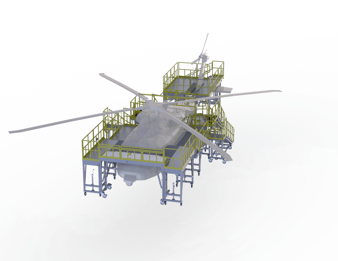 UH-60 Black Hawk Phase Maintenance Platform