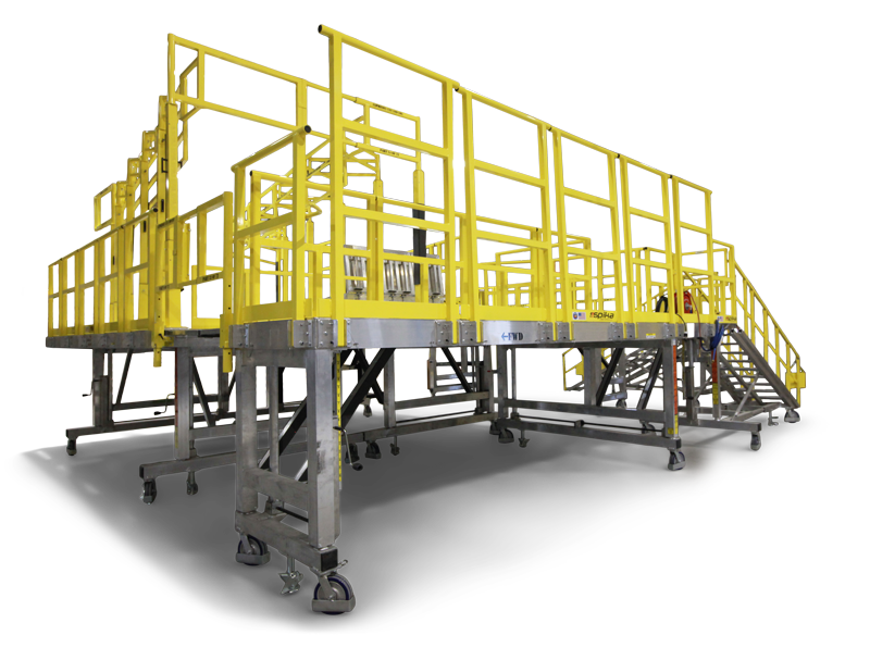 Work Platforms for Tiltrotor Aircraft