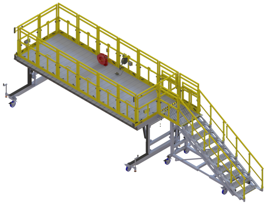Maintenance Stand for the MH-60T Helicopter