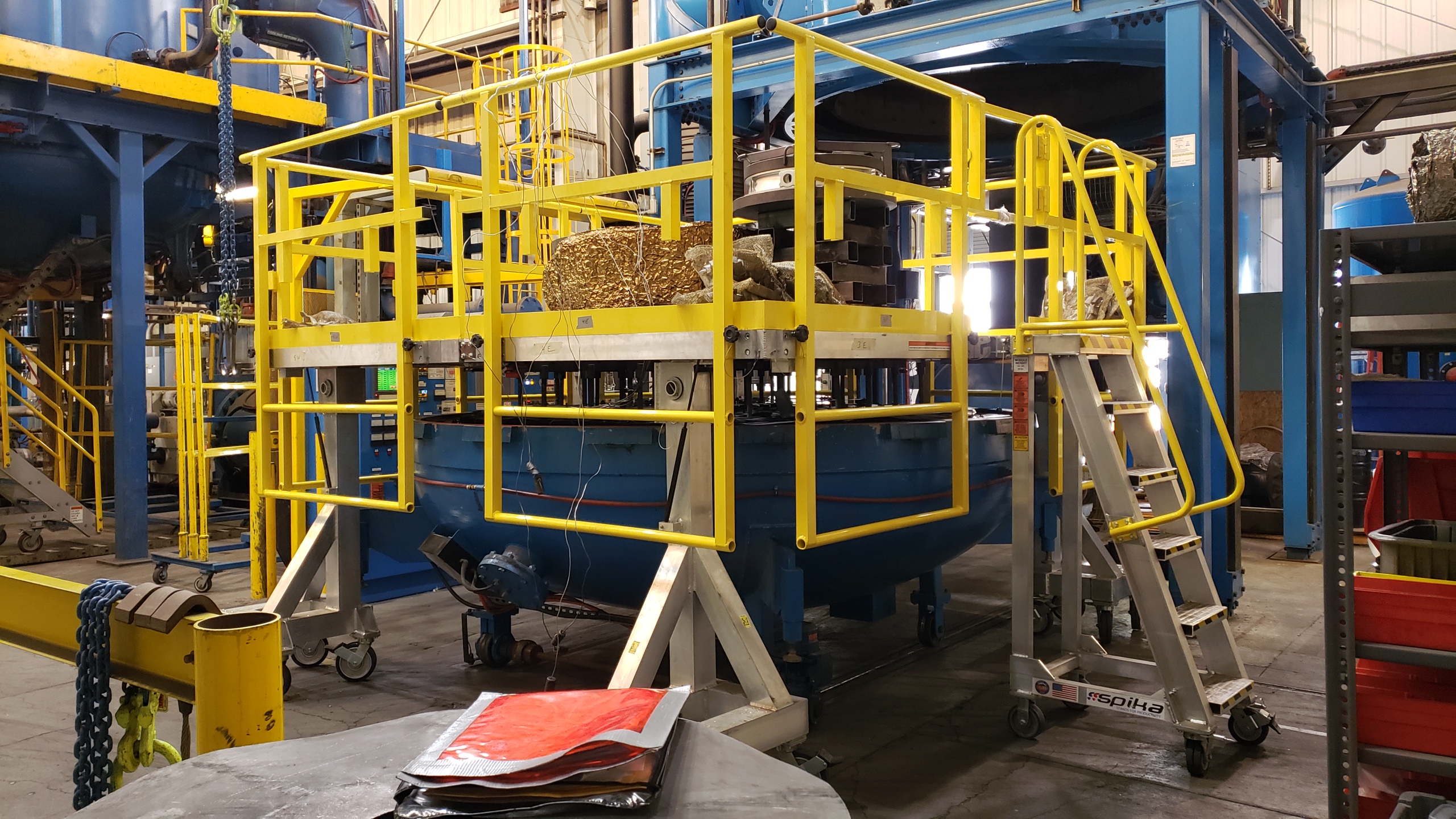 Work Platform for Safe Hearth Access