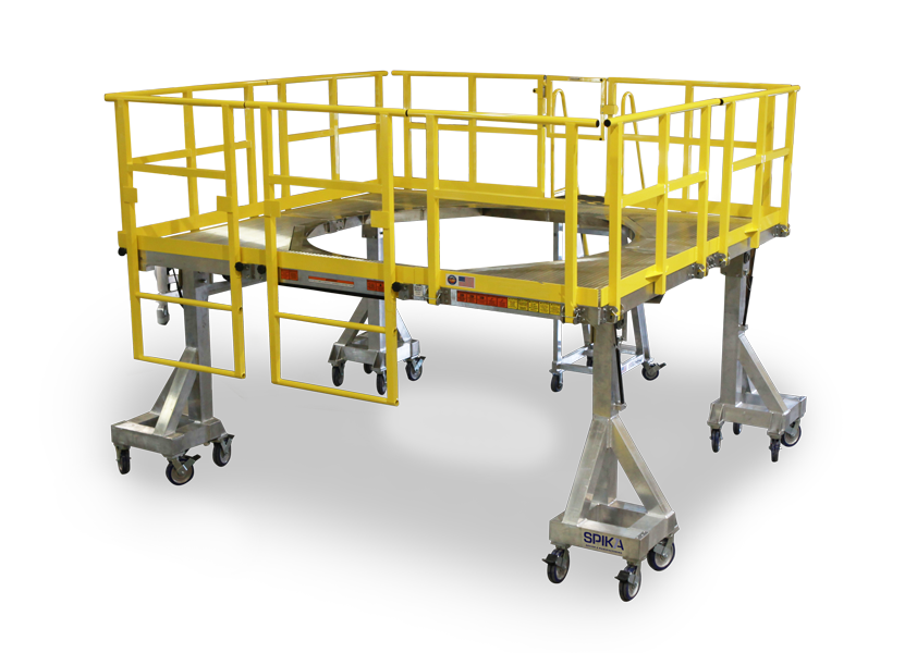 Work Platform for Safe Hearth Access
