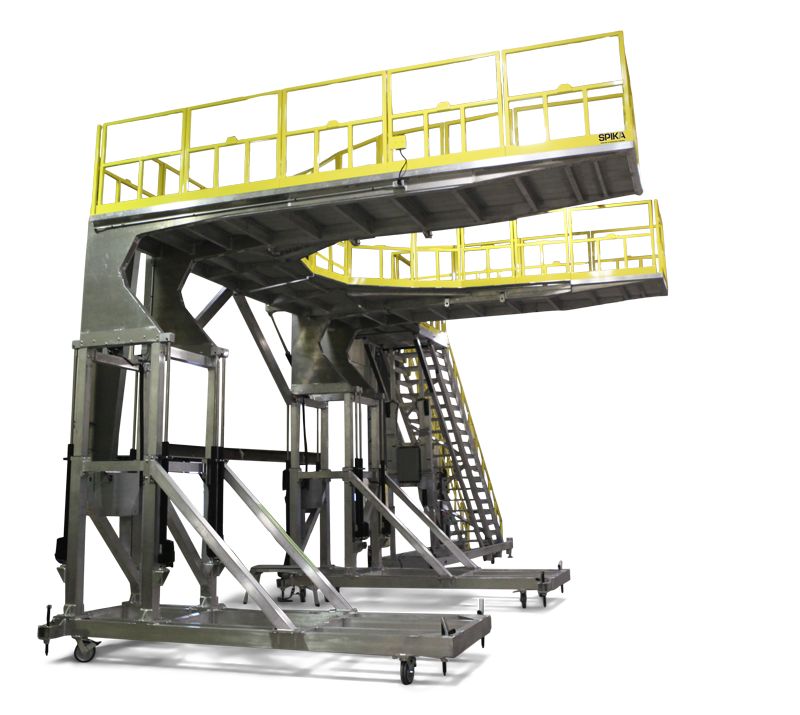 Highly Cantilevered Inspection Stand