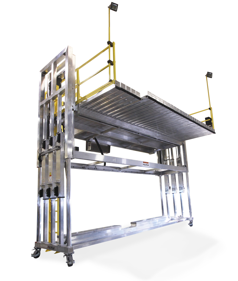 Highly Adjustable Work Platform for Aircraft Manufacturing