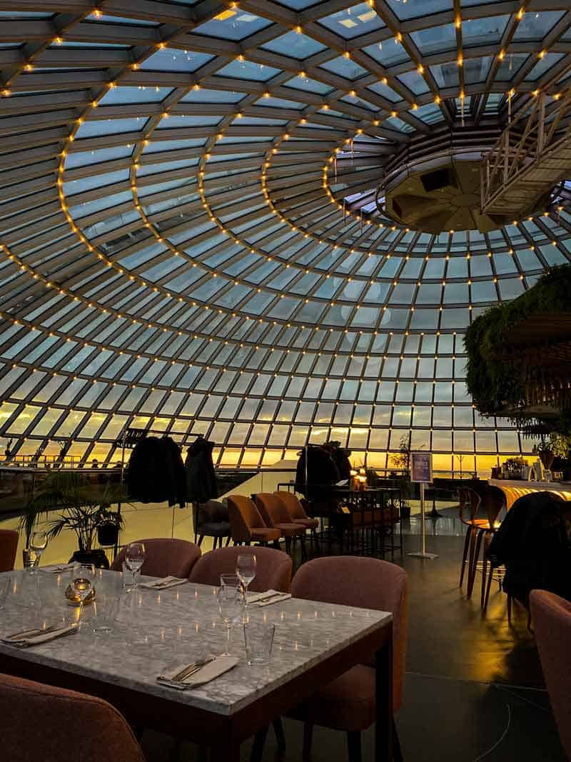 Perlan Bistro & Cafe, Reykjavik - Mr Globetrotter