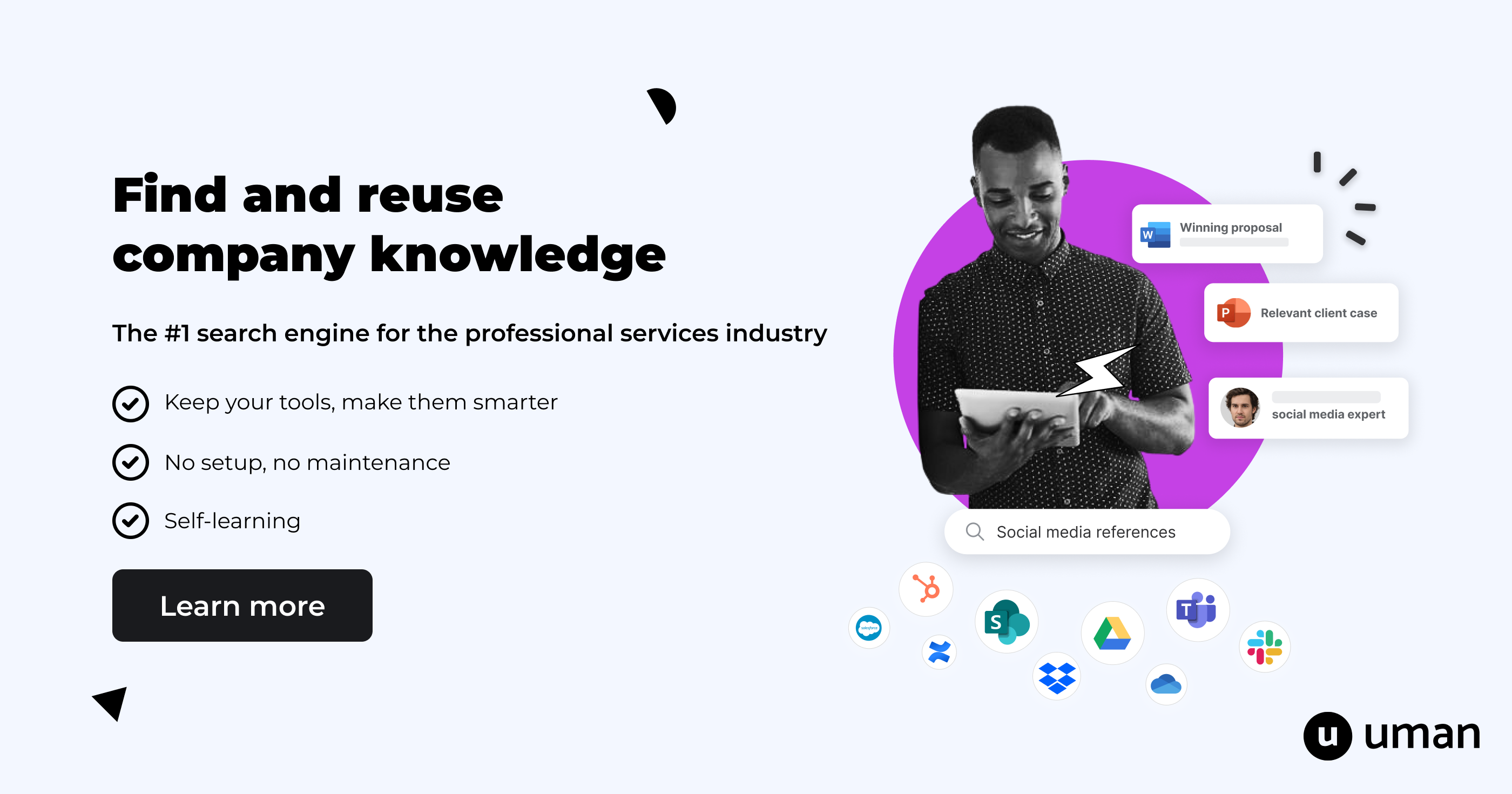 uman - Find and reuse company knowledge instantly