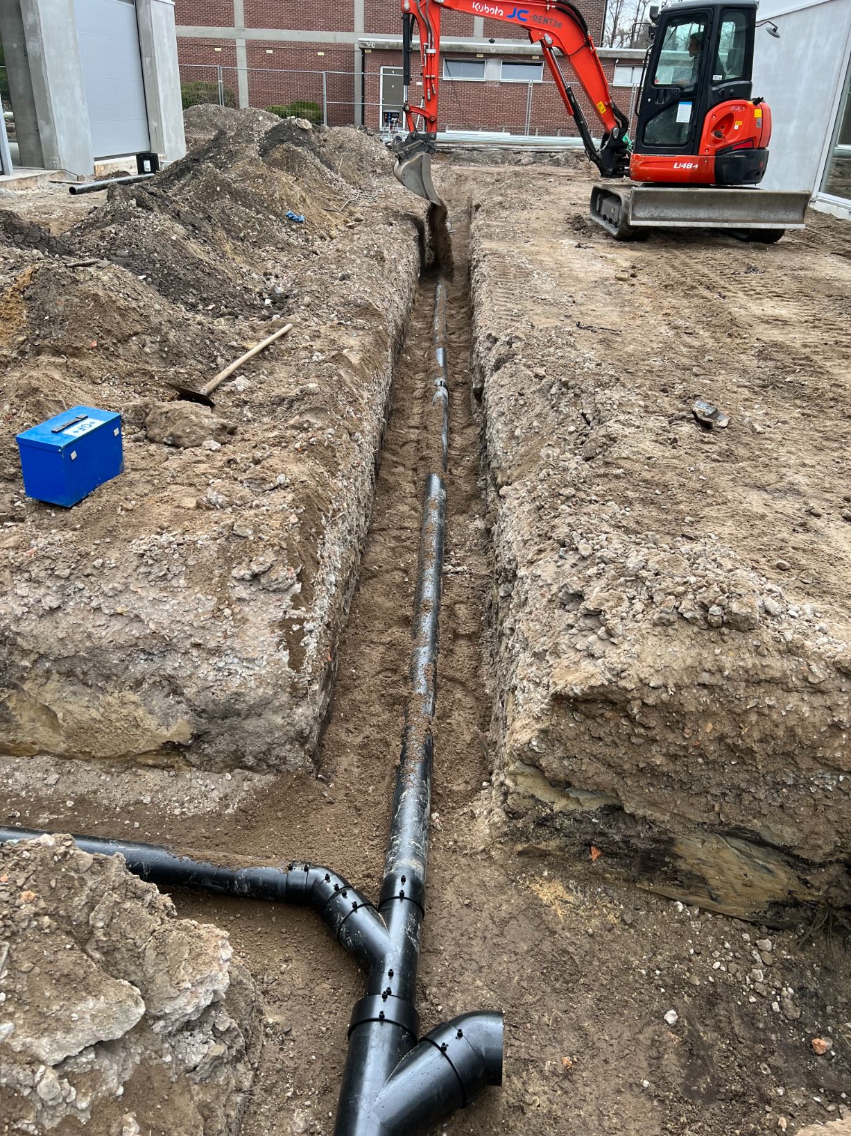 Ingo | Rioleringswerken | Aanleg nieuwe riolering