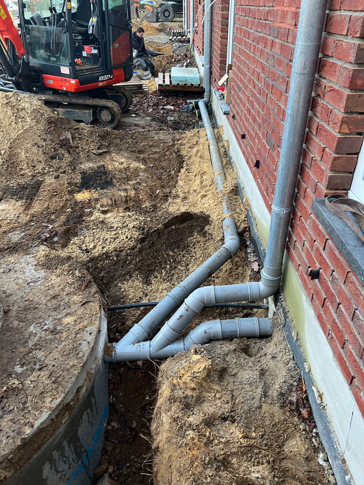 Ingo | Rioleringswerken | Aanleg nieuwe riolering