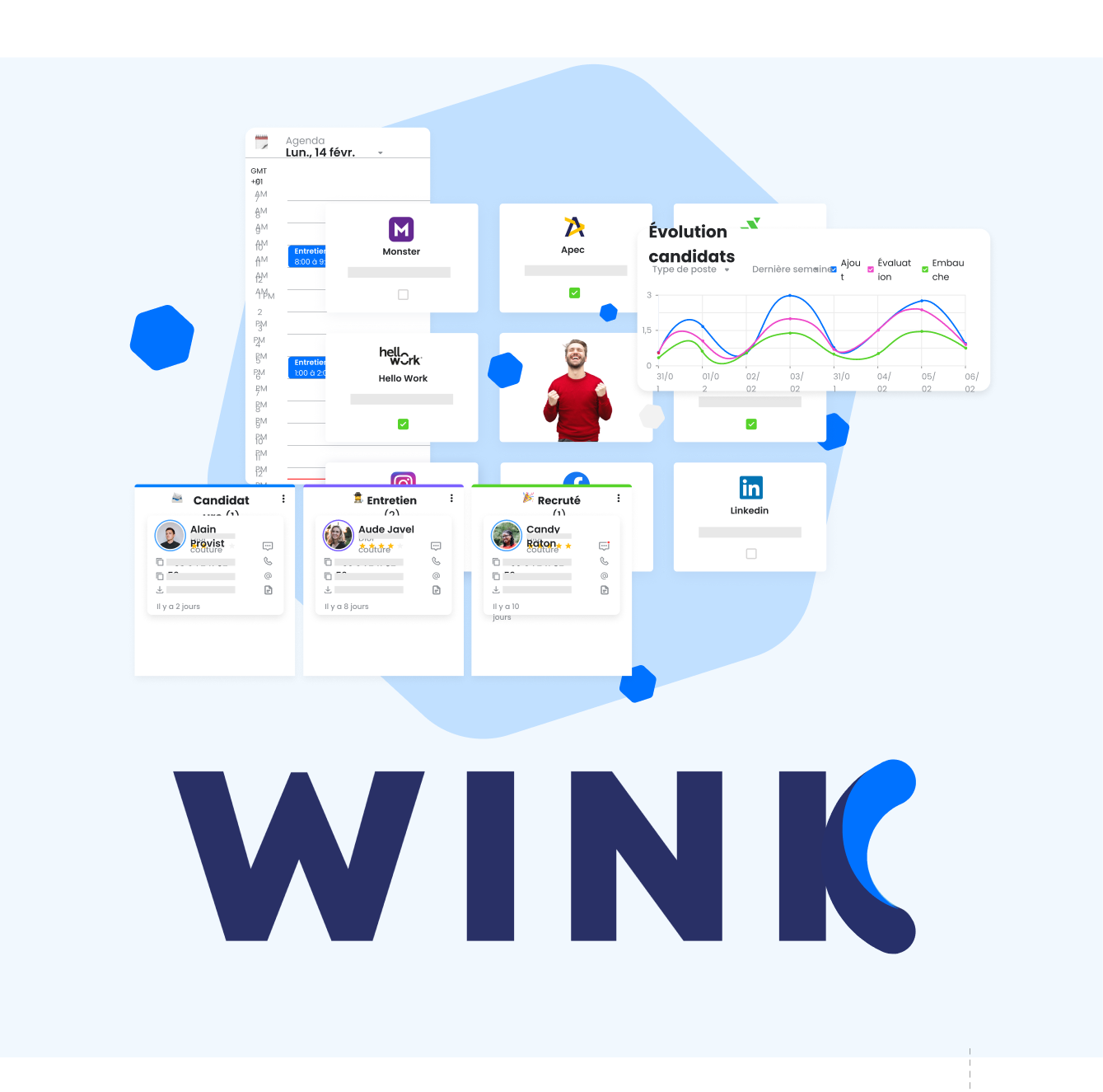 Solutions de recrutement - Wink