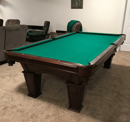 All About Billiards - Legacy 8' Mesa Solidwood pool Table Reduced to ...