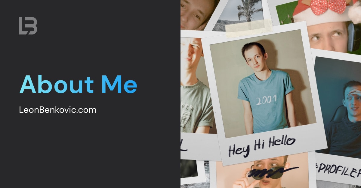 About Me - Leon Benkovic
