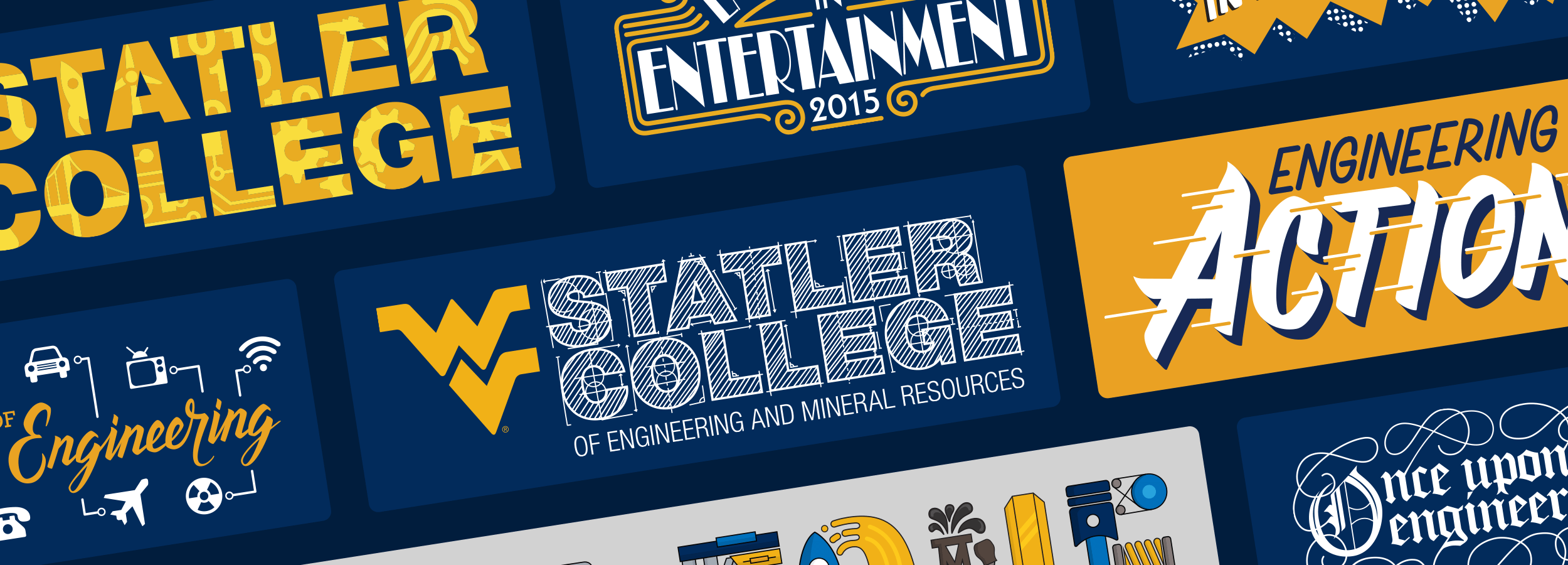 BDD-WVU Statler College of Engineering Identities and Lettering