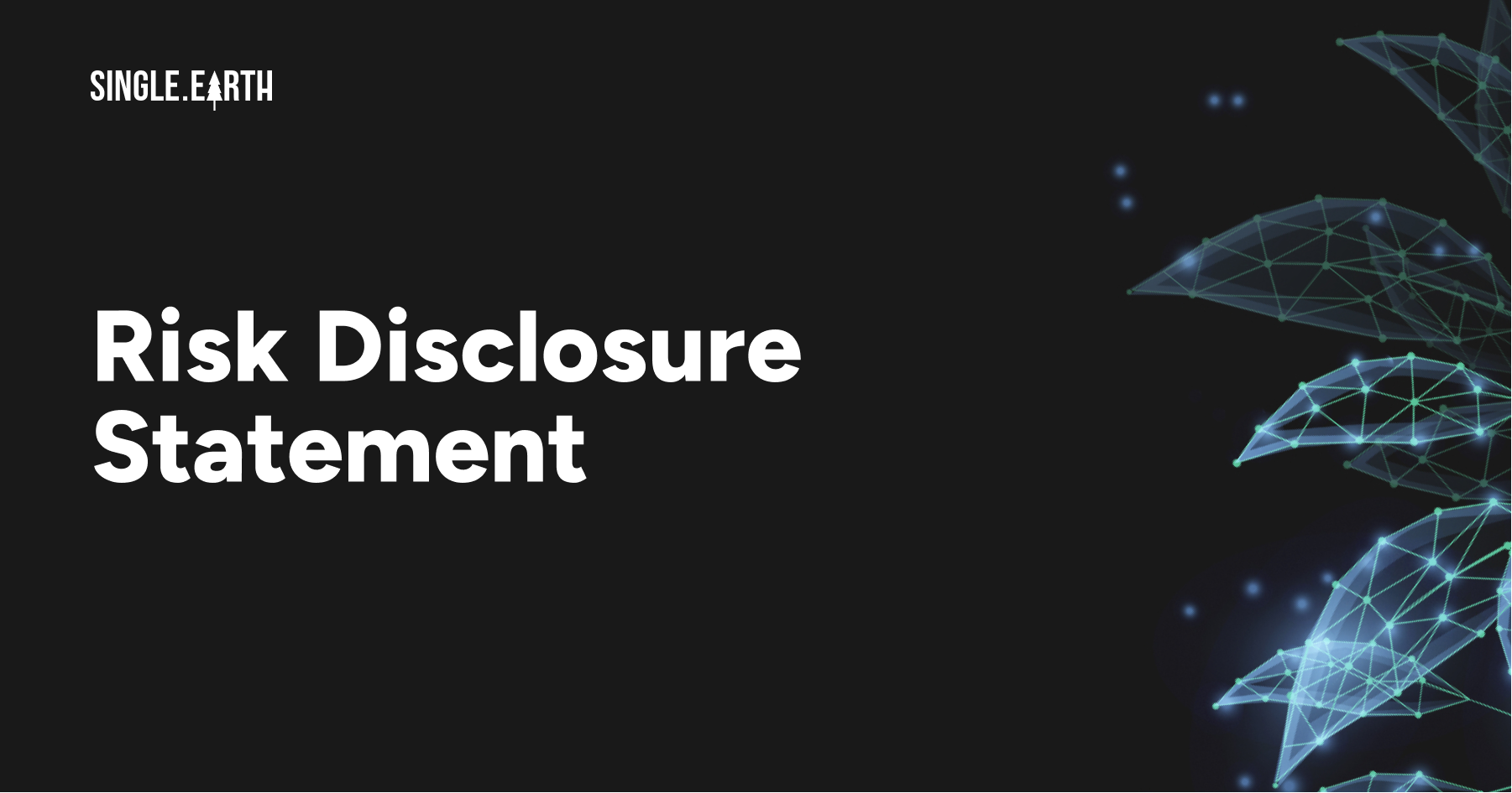 Risk Disclosure Statement — Legal — Single.Earth