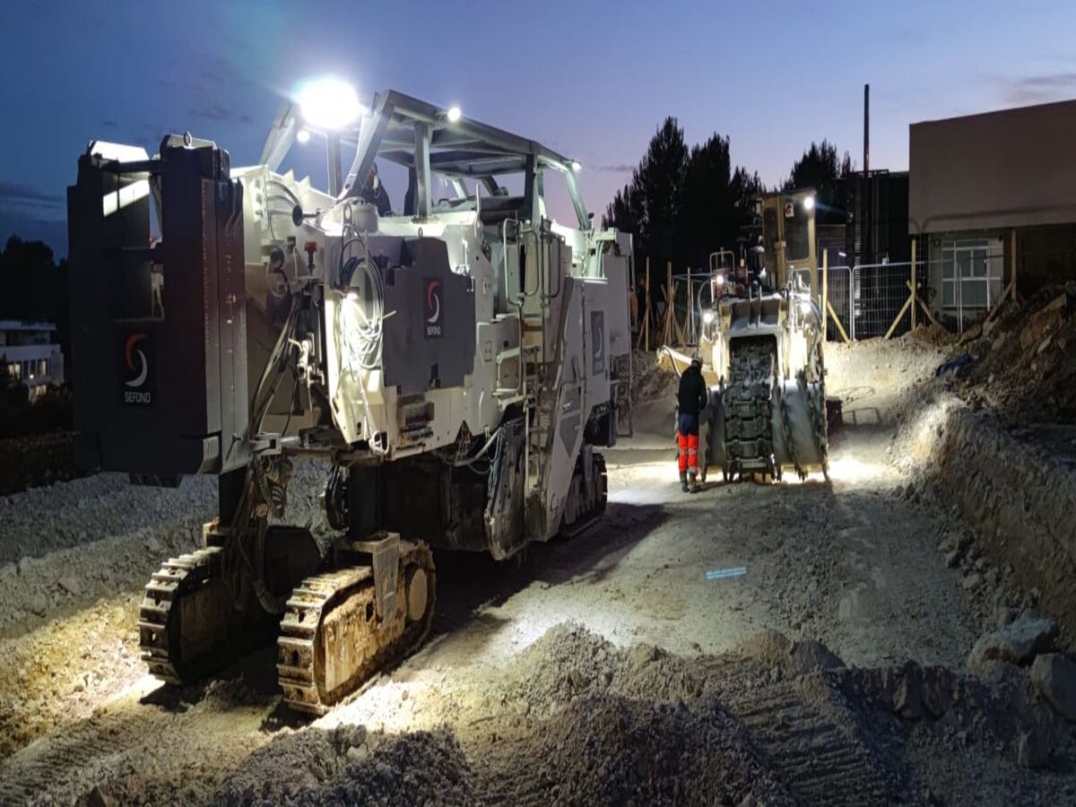 Location de Trancheuses & Raboteuses TP avec chauffeur