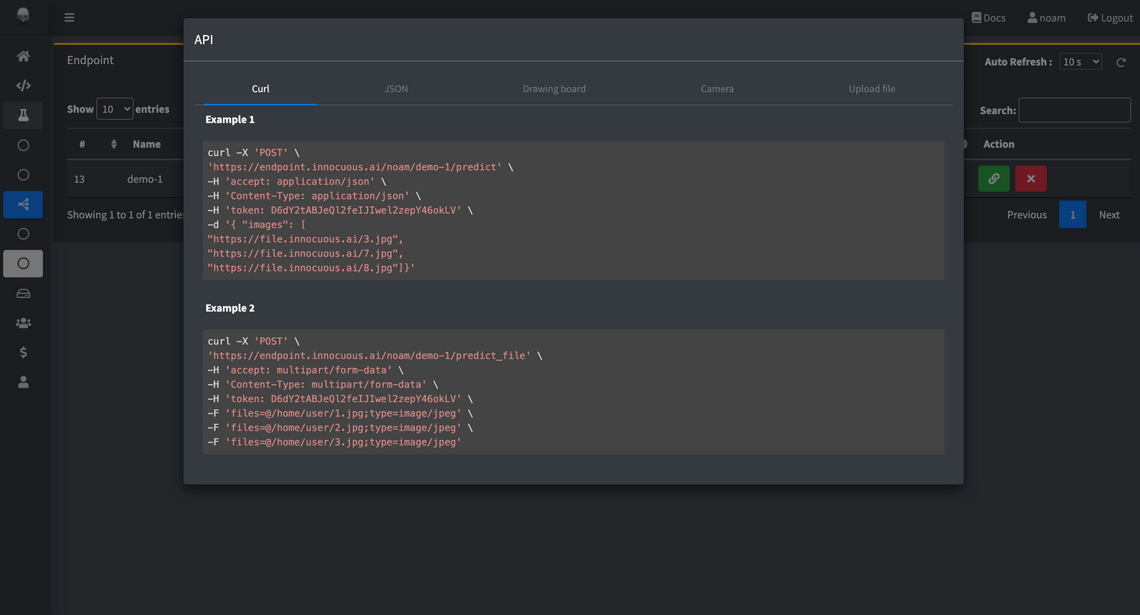 Innocuous AI - Low Code Cloud Platform for AI Developers