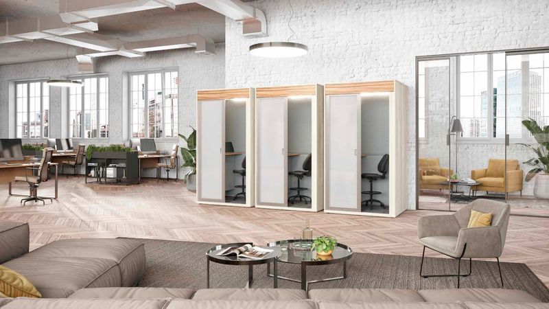 TalkBox Slide - Single Seater Sound Privacy Booth