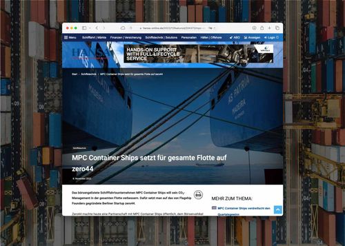 zero44 – Commercial CII and EU ETS optimization