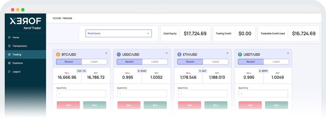 XEROF - Regulated Crypto Gateway from Switzerland