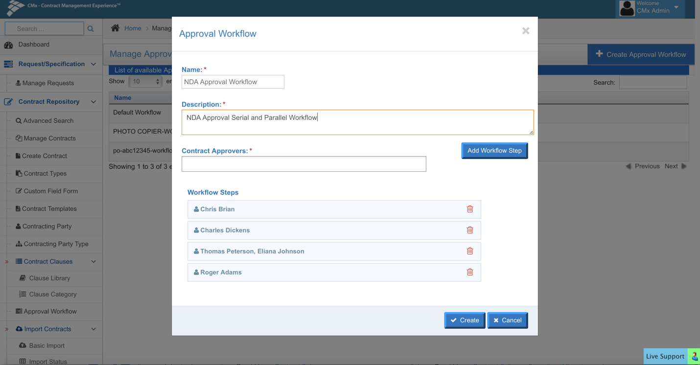 Contract Review & Approvals