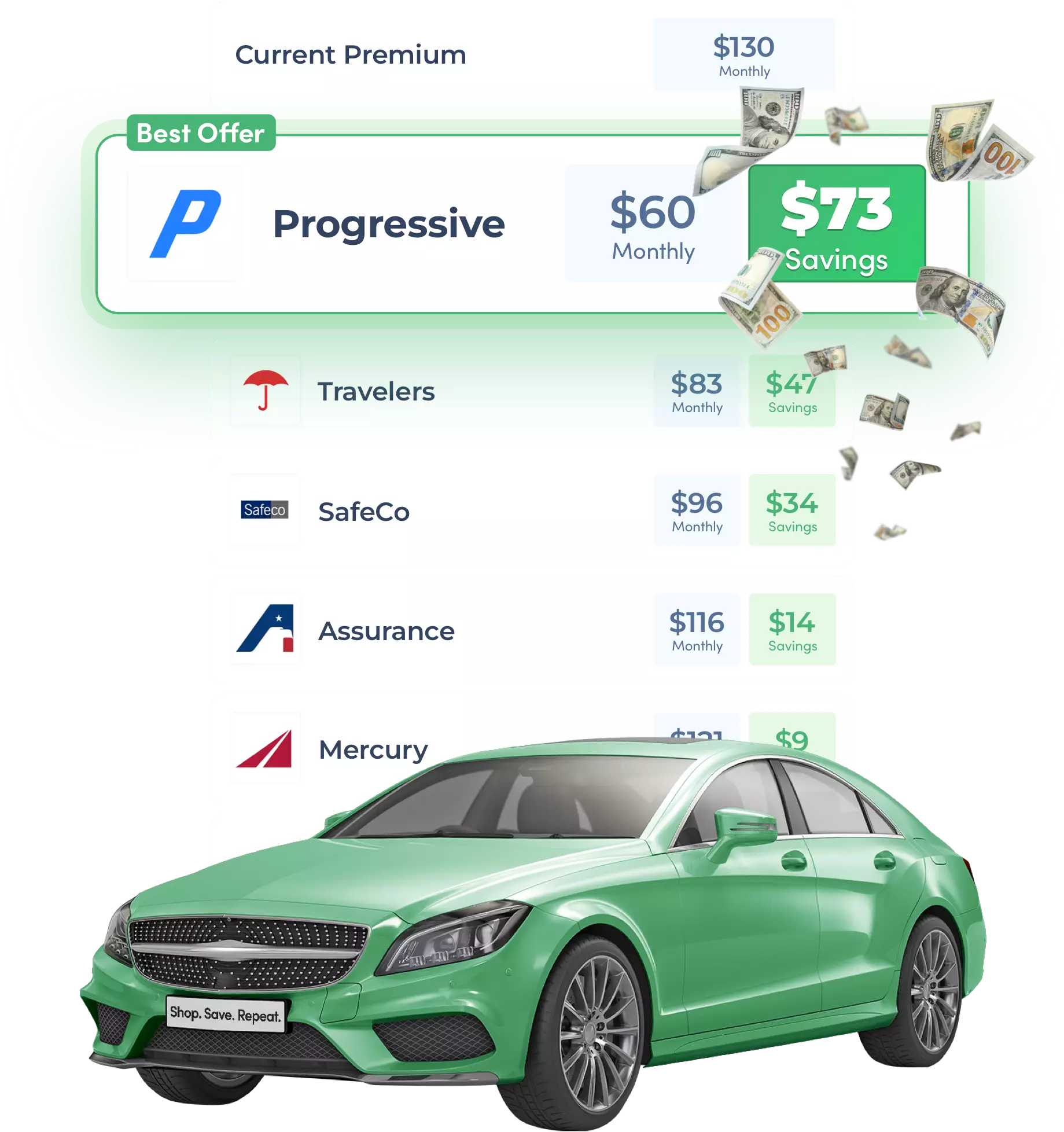 Shop Auto Insurance - Compare Quotes & Save | Squeeze