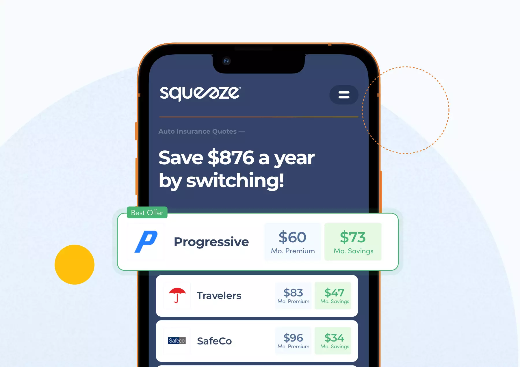 Shop Auto Insurance - Compare Quotes & Save | Squeeze