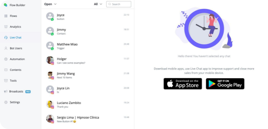 UChat - Automate your business without coding.