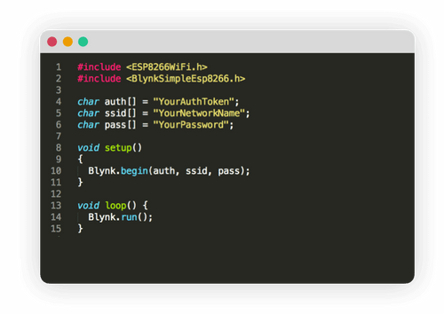 Get started with Blynk