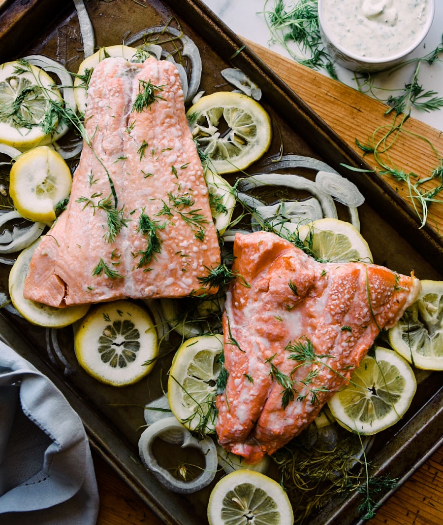 Ginger Citrus Poached Salmon - Victoria Gourmet